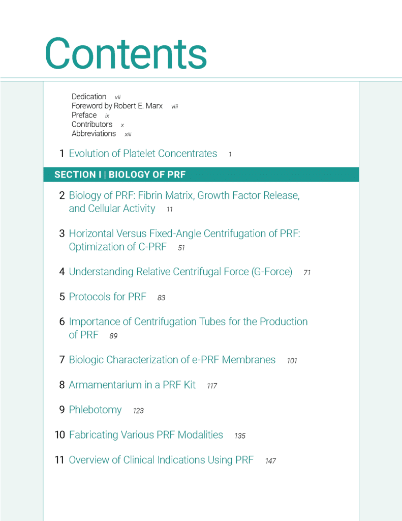 The PRF Book: Essential Knowledge | Bio-PRF